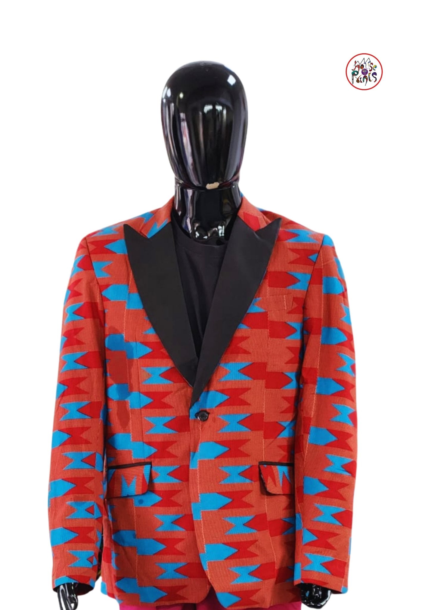 Red & Blue Men's Blazer - House of Prints