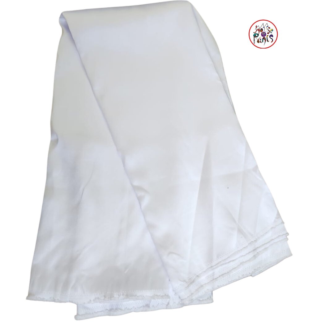 White Mikado Fabric - House of Prints